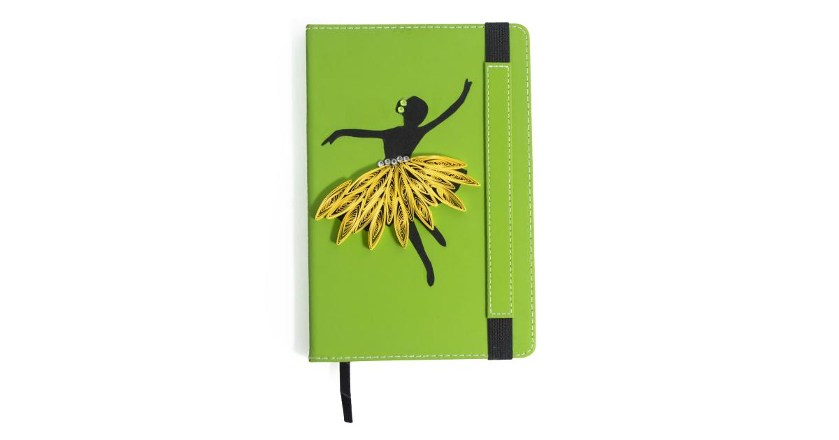 Quilling Art Notebook|Ideal for Schools Gifts |Dancing Girl | Item No ...